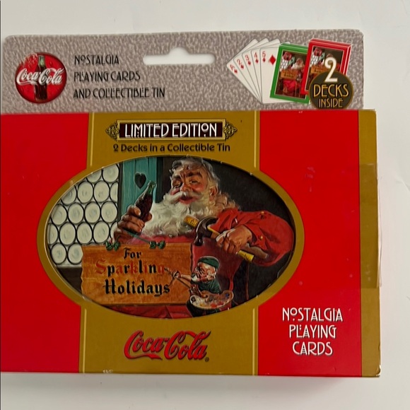Coca Cola | Games | Cocacola Limited Edition Nostalgia Playing Cards ...